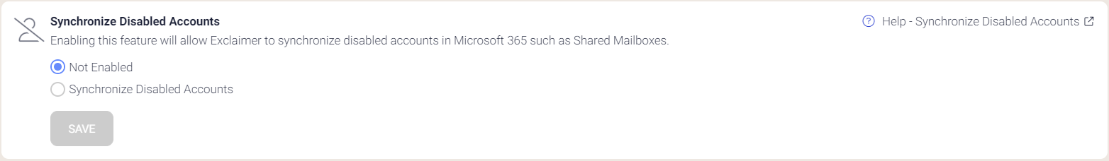 Synchronize Disabled Accounts Exclaimer Knowledge Base